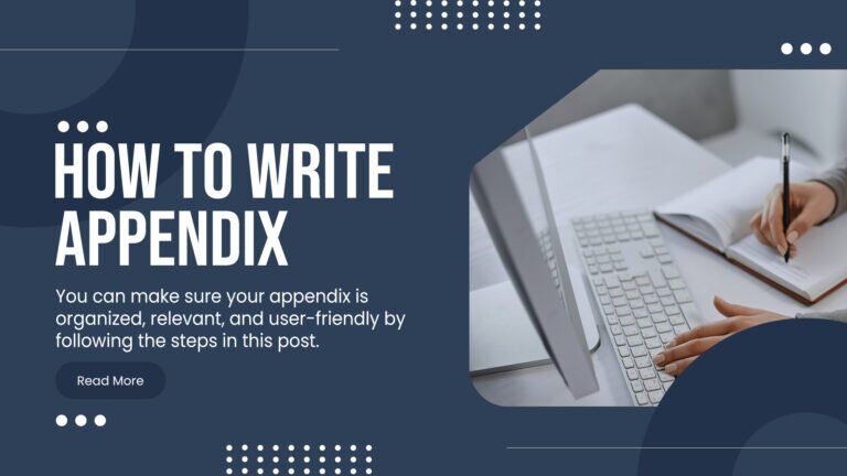 How to Write an Appendix - Guide to Writing and Understanding Appendices